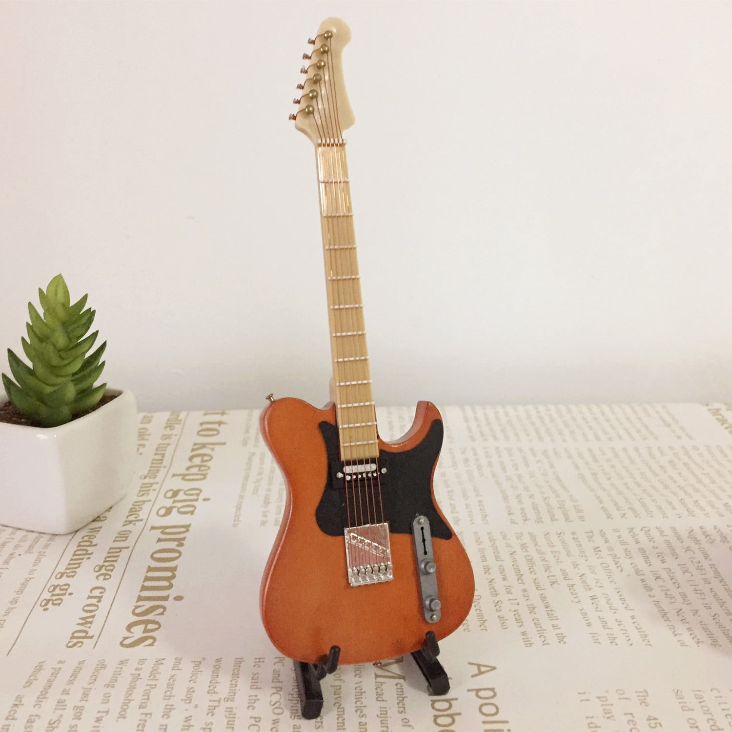 DD Mini Guitar Miniature Model Electric Guitar Electric Bass Model ...