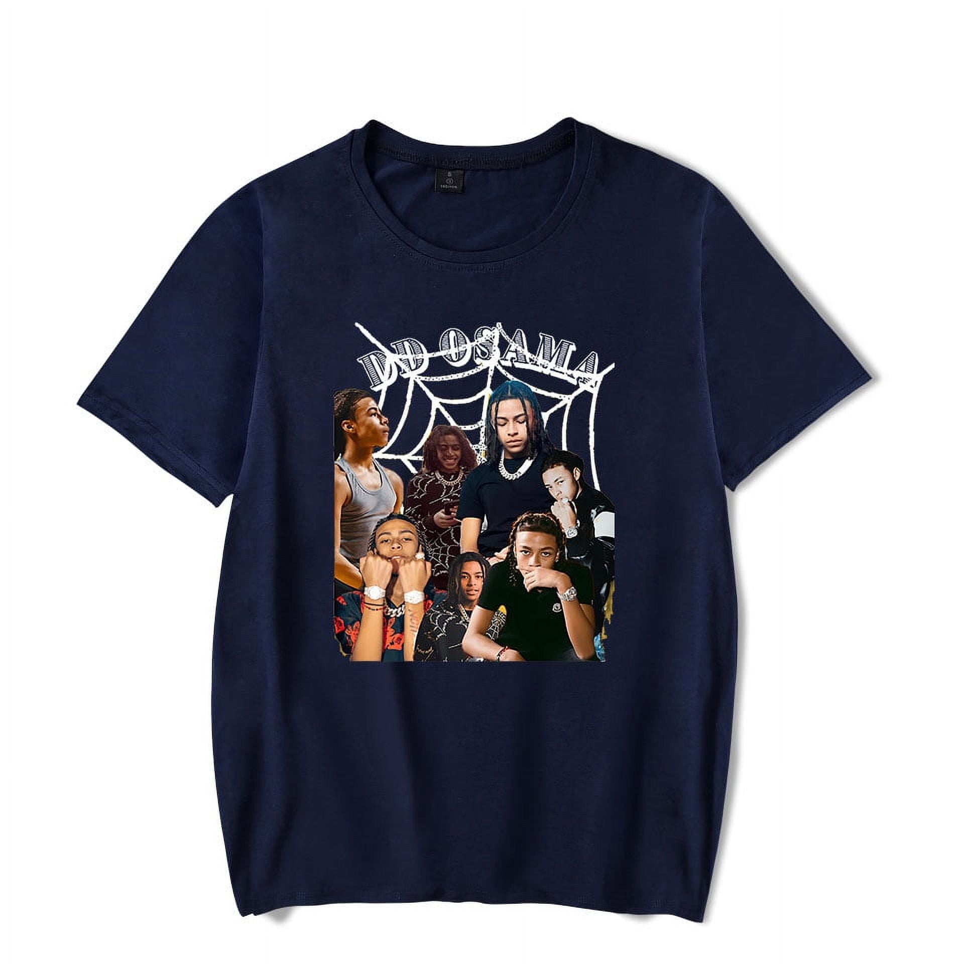DD Osama 2024 Rapper Unisex Short Sleeve Crewneck T-Shirt Graphic Print ...