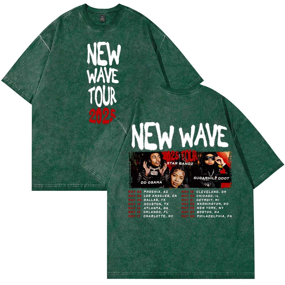 DD Osama New Wave Tour 2025 Merch Cotton T-Shirt Wash Tee Women Men ...