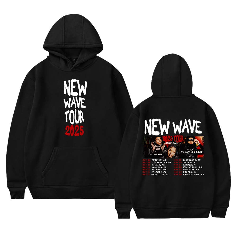 DD Osama New Wave Tour 2025 Merch Hoodies Women Men Casual Long Sleeve ...