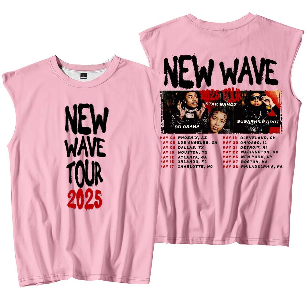 DD Osama New Wave Tour 2025 Merch Tank Tops Sleeveless Sport Vest Women ...