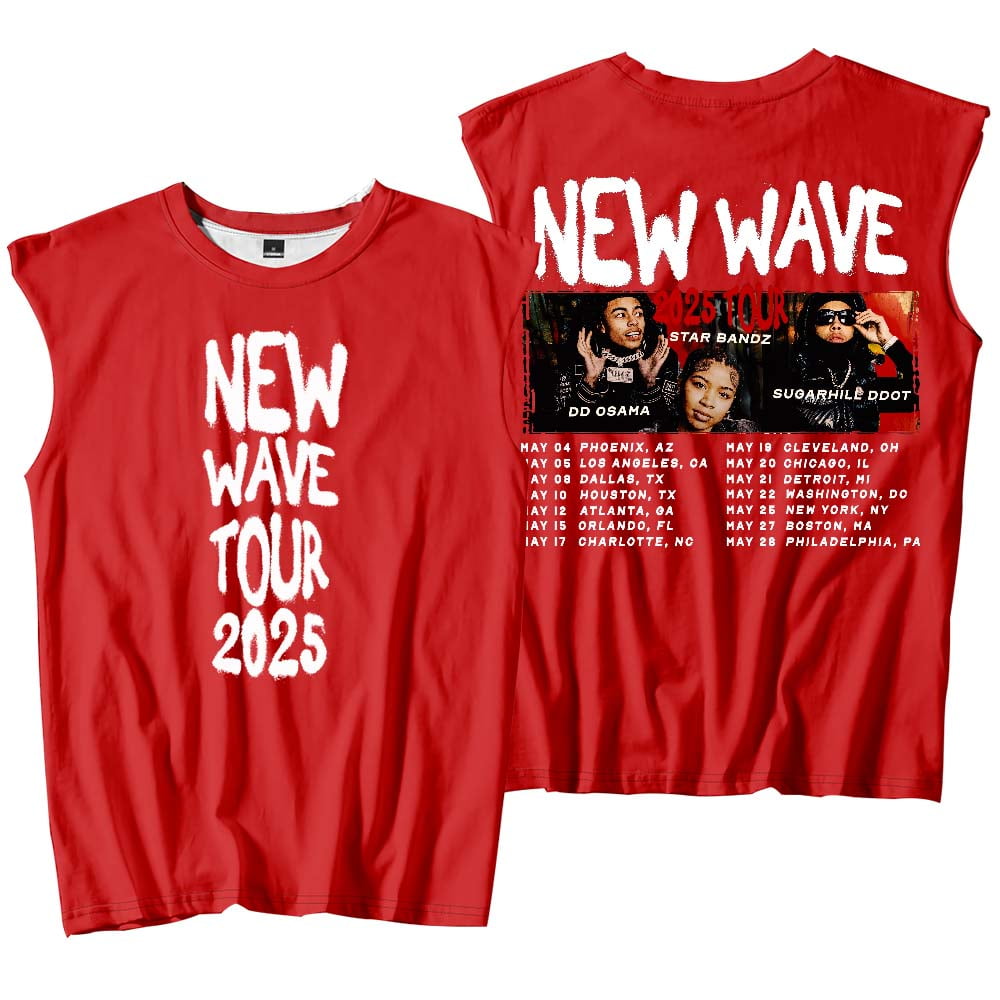 DD Osama New Wave Tour 2025 Merch Tank Tops Sleeveless Sport Vest Women ...