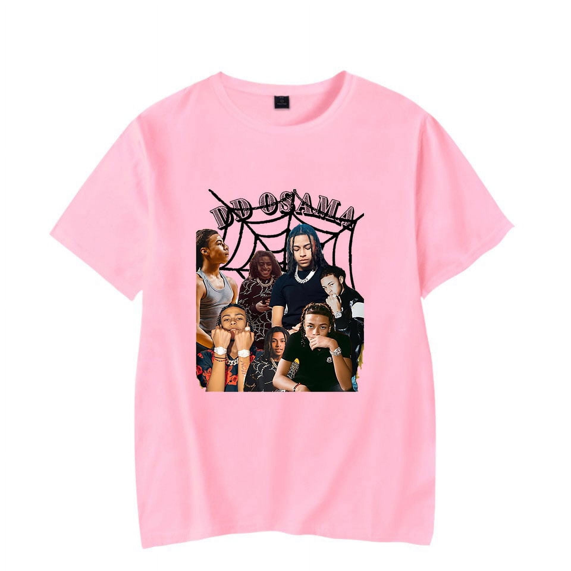 DD Osama Rapper T Shirt Merch pop graphics Unisex Trend Casual Short ...
