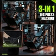 DD04 Leg Press and Hack Squat Machine, Lower Body Special with Weight ...