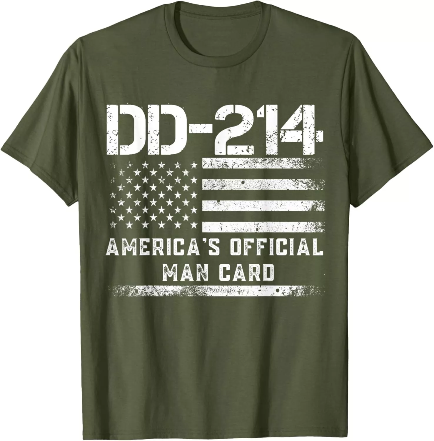 DD214 America's Official Man Card Vintage Unisex T-Shirt - Walmart.com