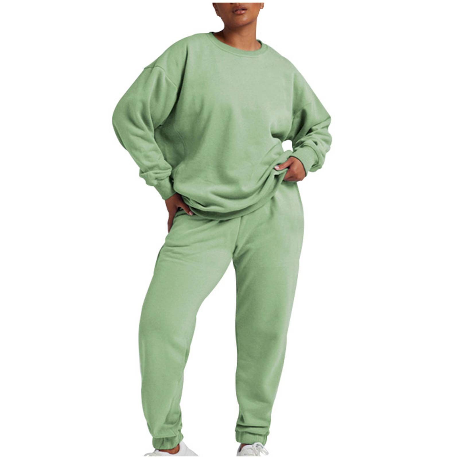 Ddapj Pyju 2 Piece Outfits For Women Lightweight Oversized Long Sleeve