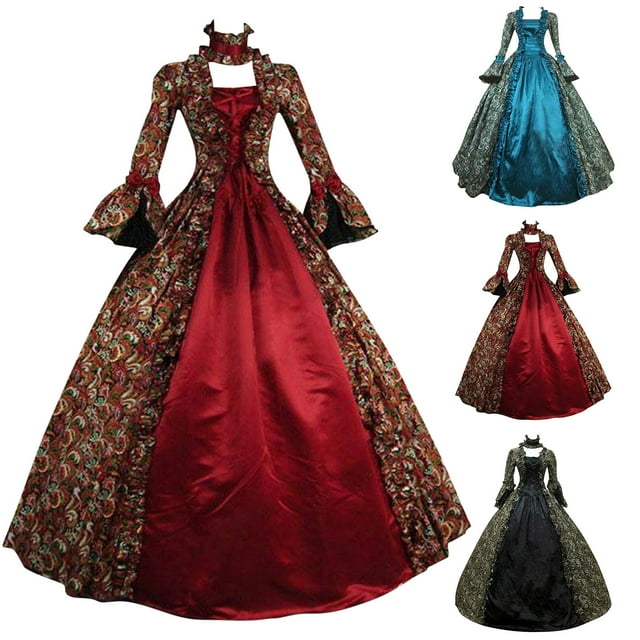 Ddapj Pyju 2024 Victorian Renaissance Dress For Women Plus Size
