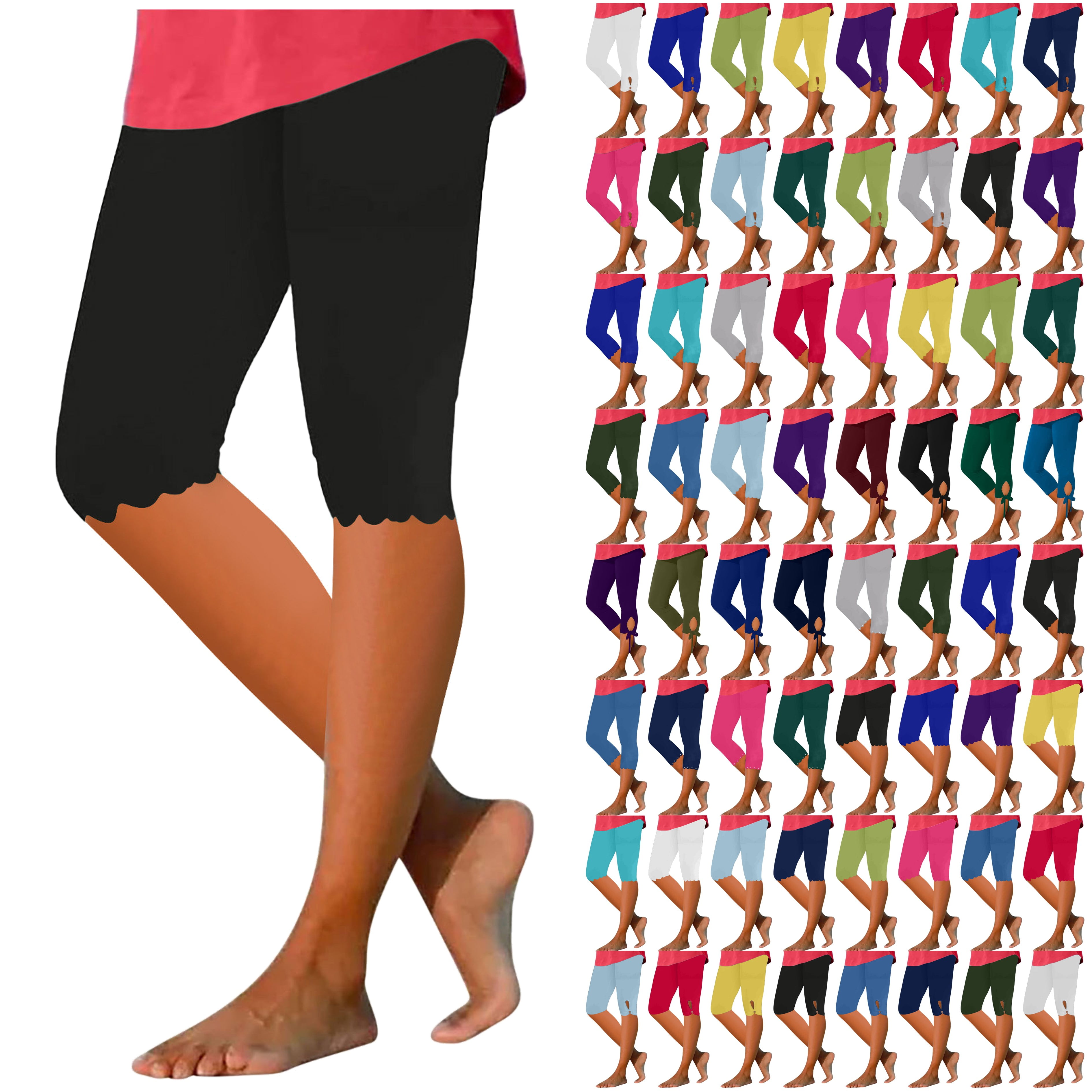 DDAPJ pyju Capri Leggings for Women, Dressy Beach Capri Pants Women ...
