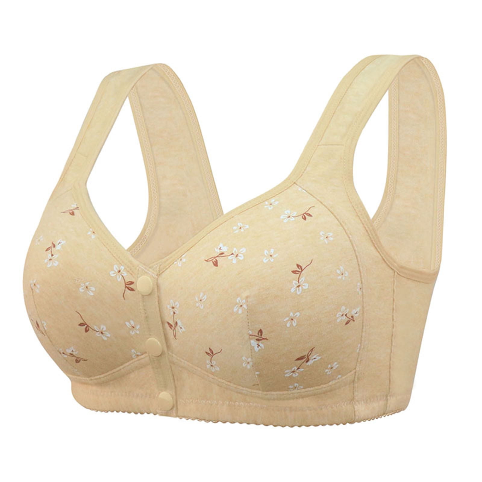 DDAPJ pyju Comfortable Bra for Seniors,High Support Front Closure Bras ...