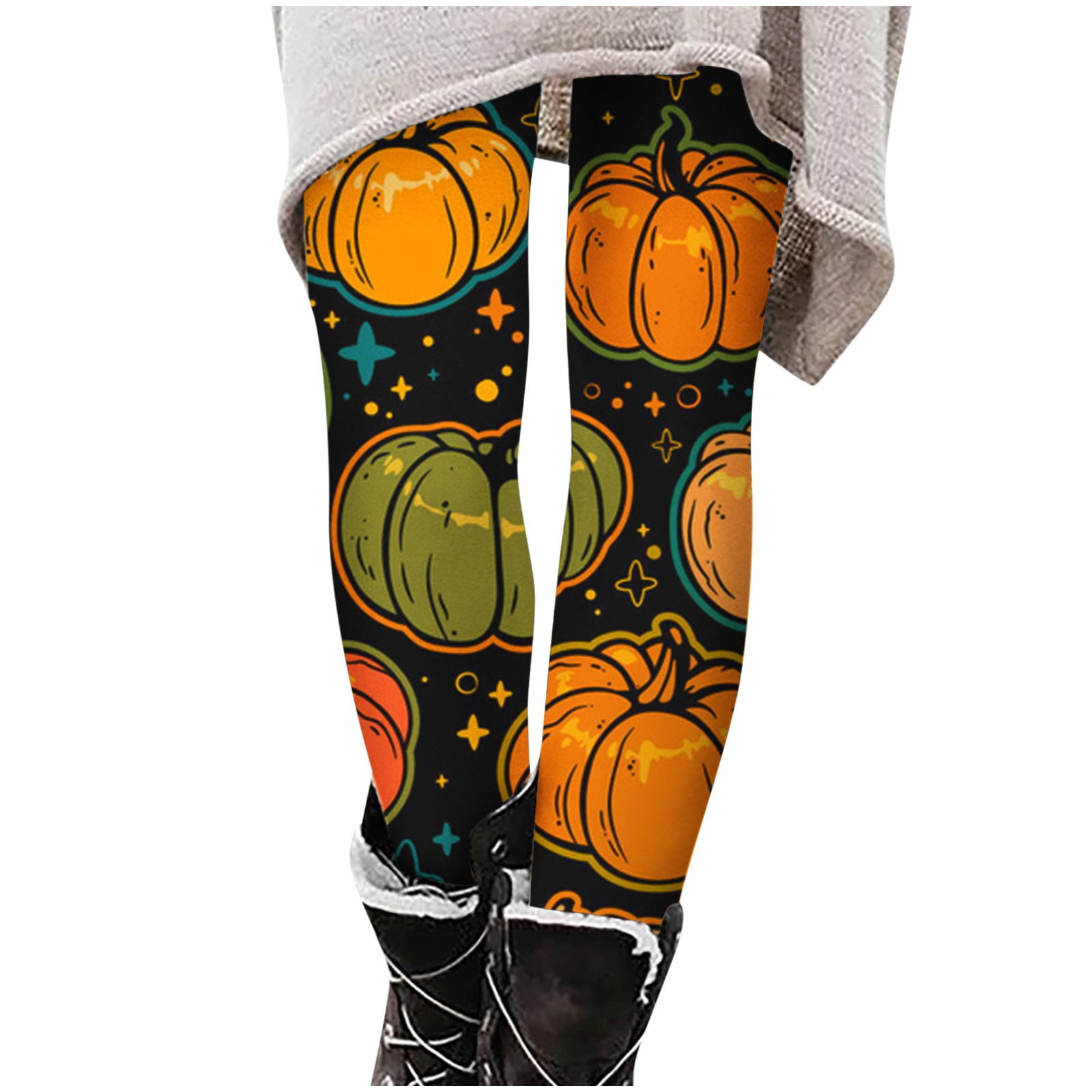 DDAPJ pyju Halloween Print Leggings for Women ,Women's Buttery Soft ...
