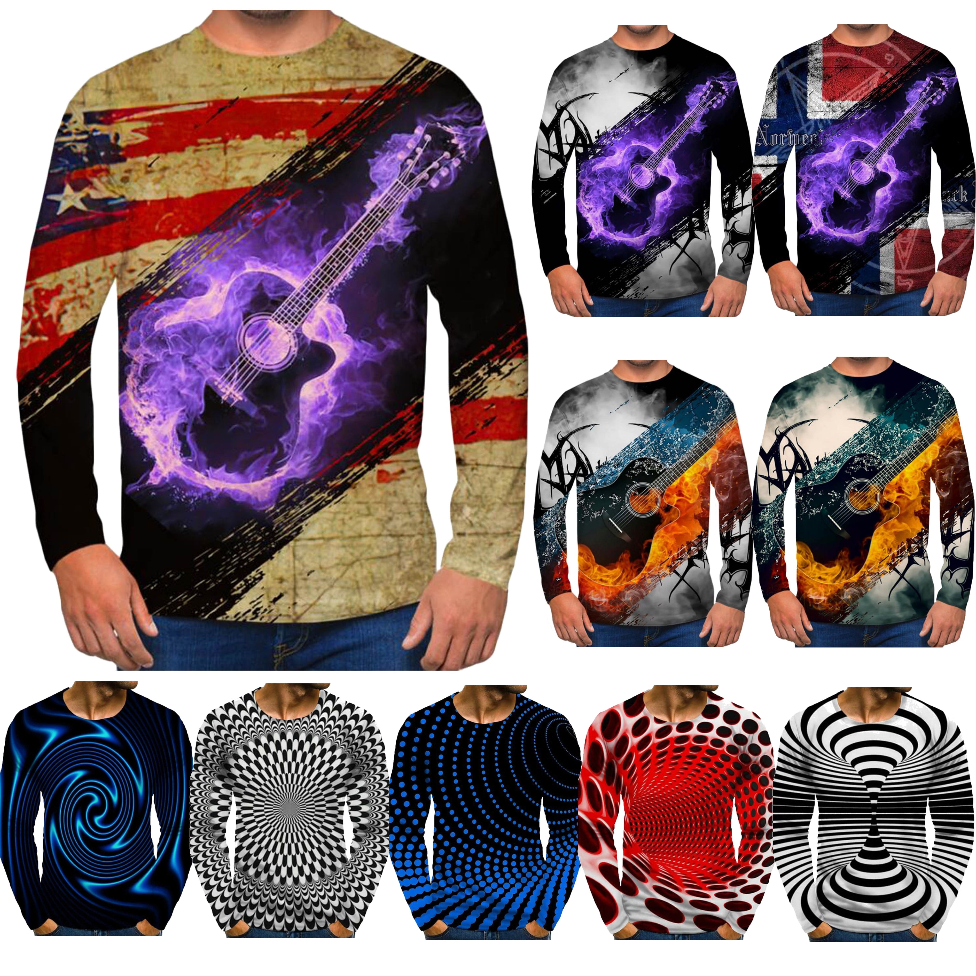 Customer reviews for DDAPJ pyju Long Sleeve T Shirt for Men Big and ...