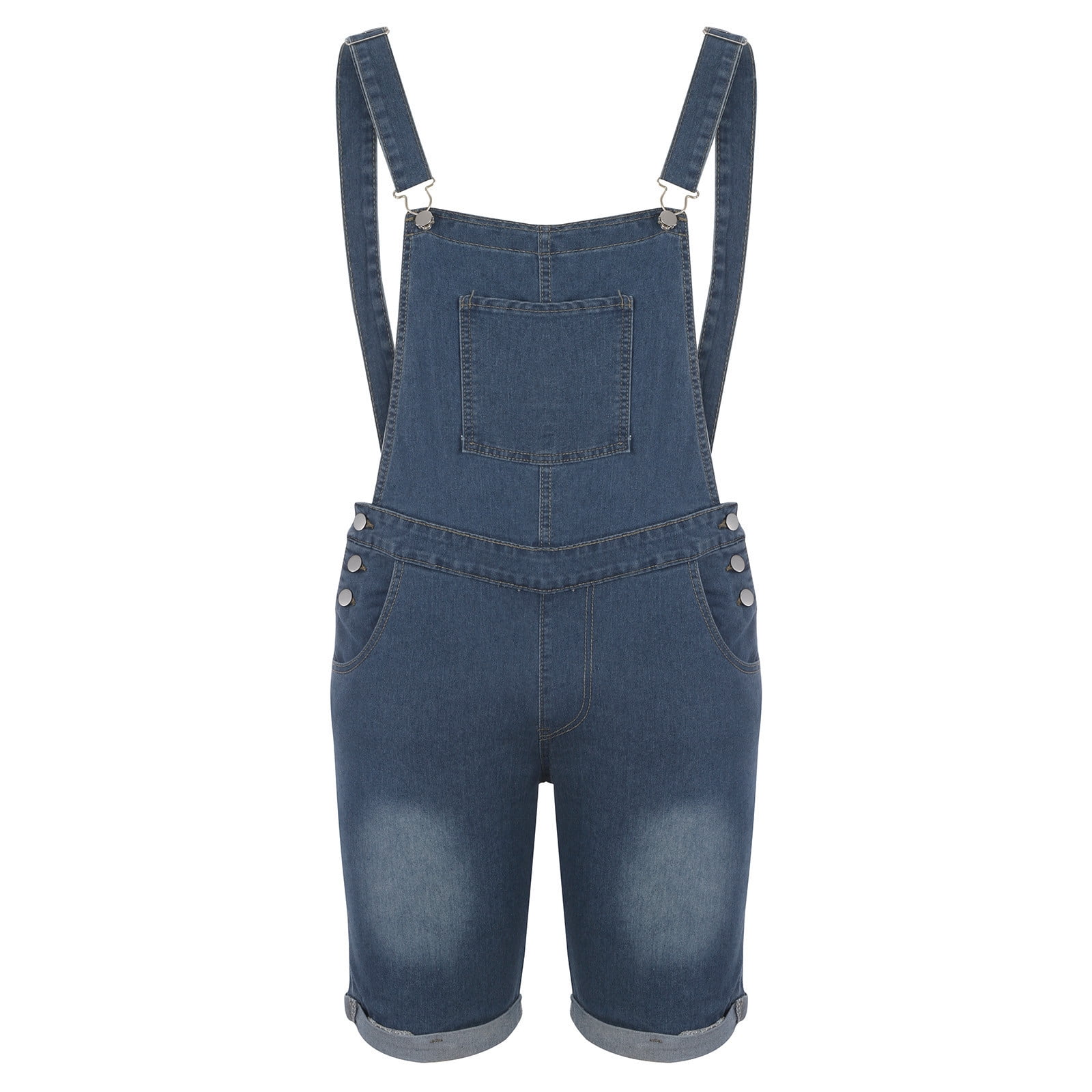 DDAPJ pyju Men's Fashion Overalls Dungaree Shorts Casual Slim Fit ...