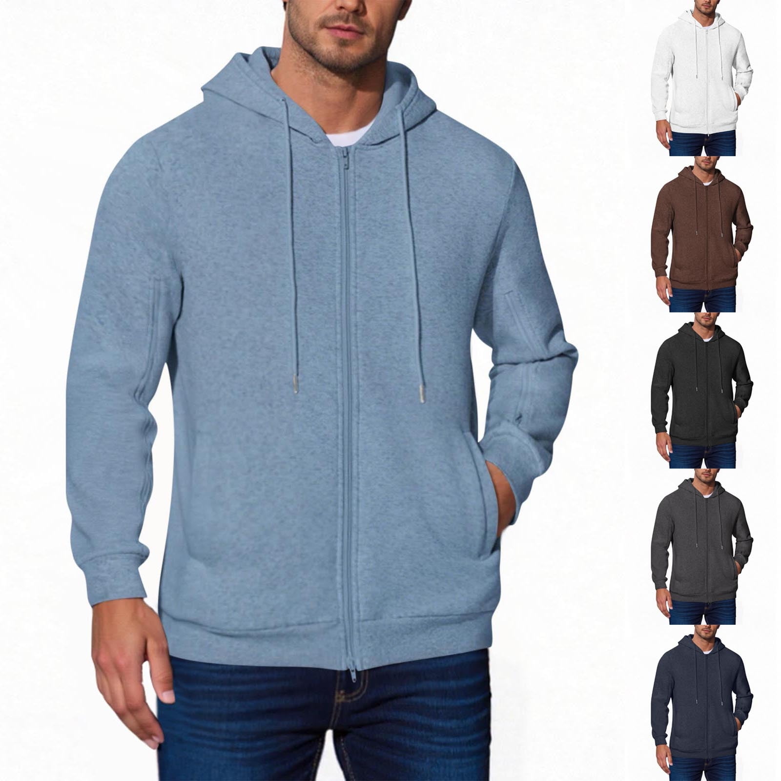 DDAPJ pyju Mens Dialysis Sweatshirts Full Zip Lightweight Hemodialysis ...