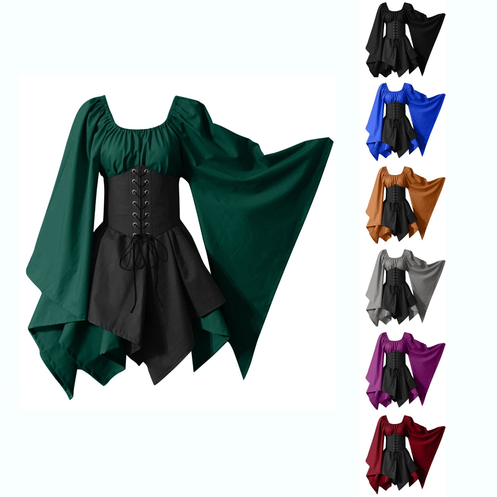 Ddapj Pyju Traditional Irish Dress For Women Medieval Renaissance