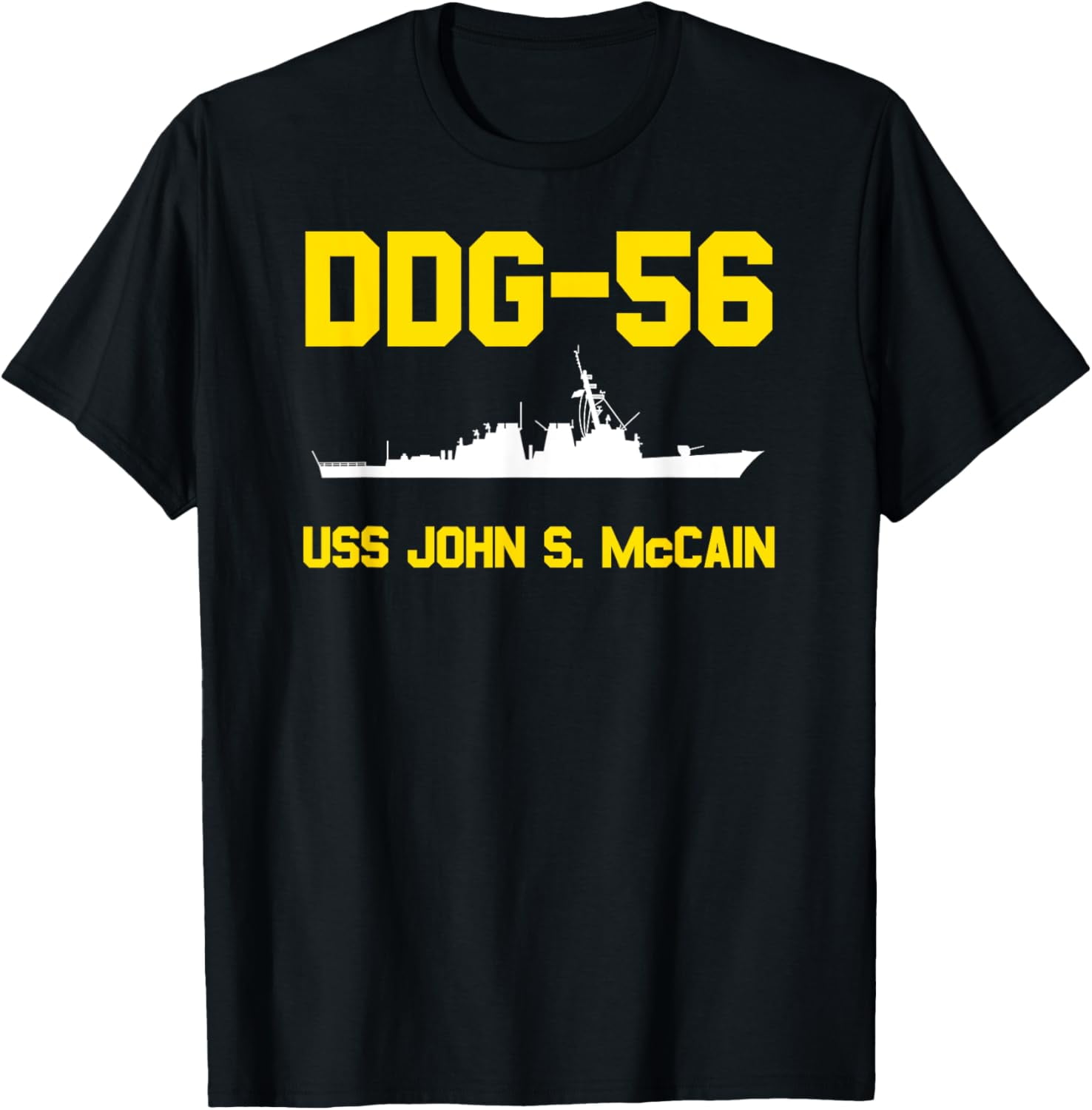DDG-56 USS John S. McCain T-Shirt - Walmart.com