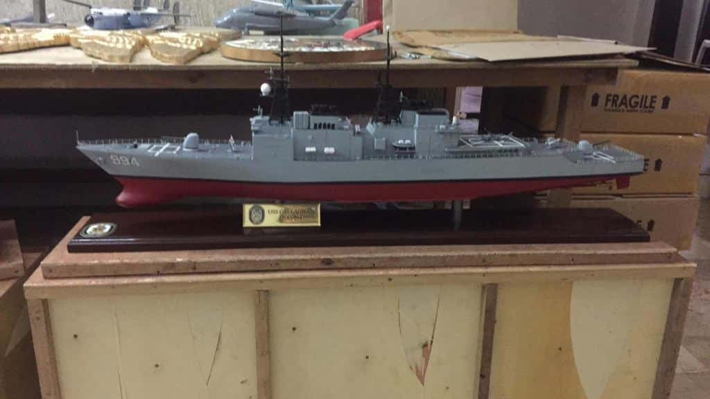DDG-994 USS Callaghan 36 inch model,Navy,Scale Model,Mahogany,Kidd ...
