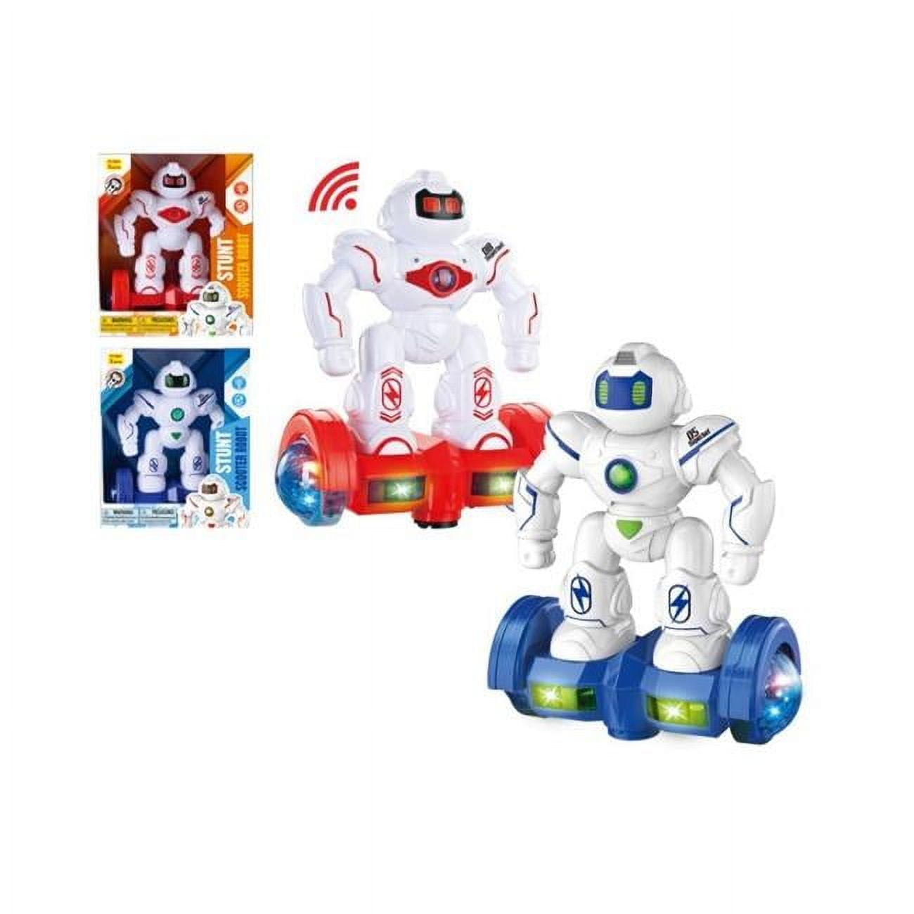 DDI 10.5 in. Battery Operated Stunt Robots on Scooter - Pack of 18 ...