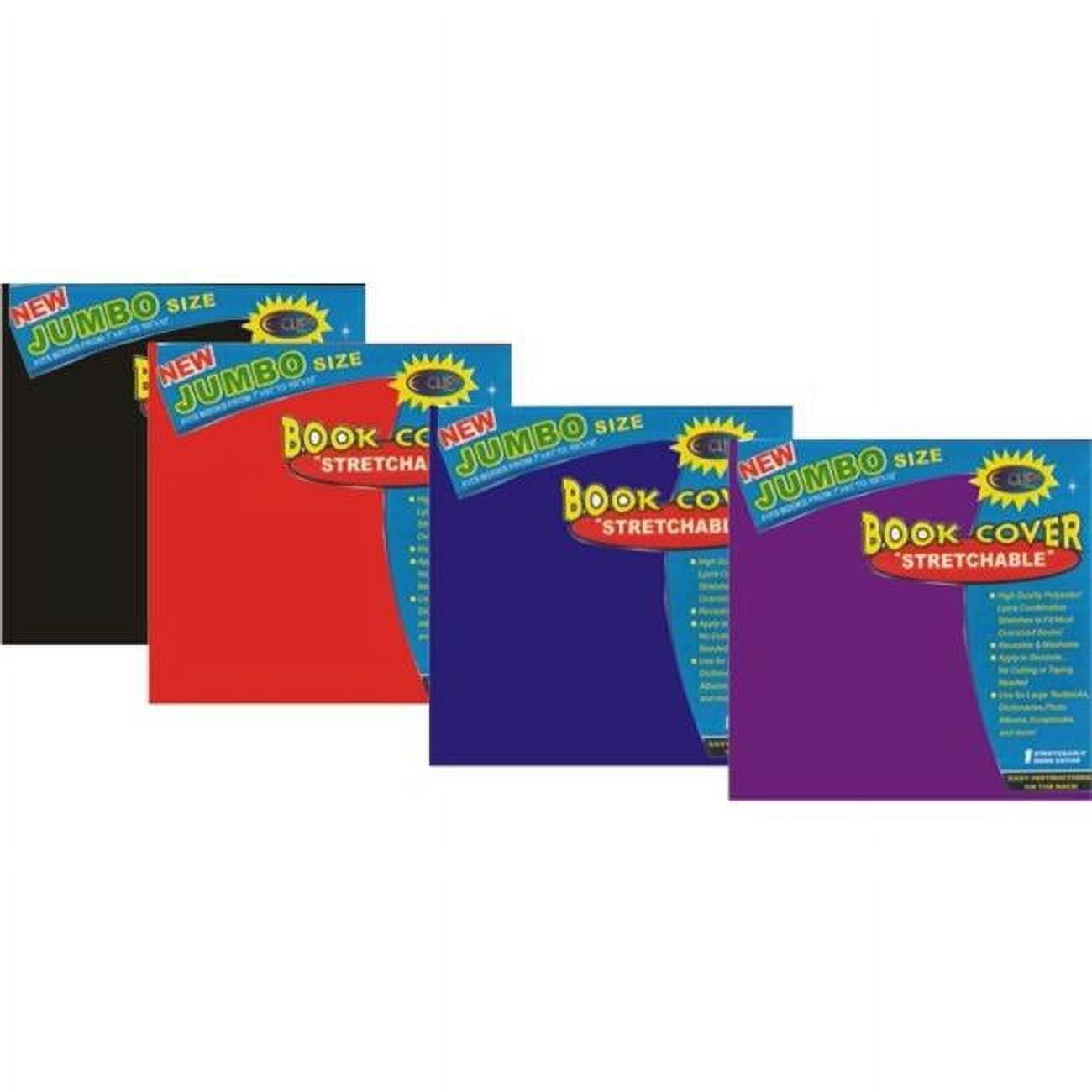 DDI 1281382 Jumbo Book Cover - Strecthable-Assorted Colors Case of 60 ...