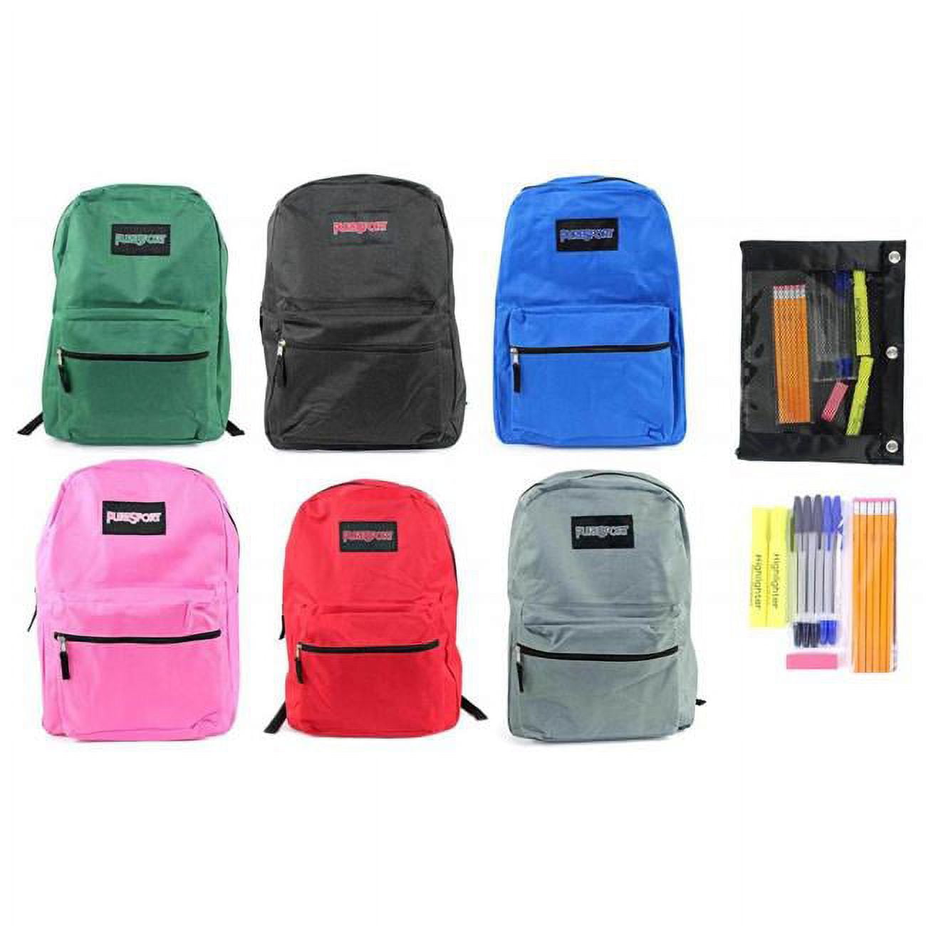 DDI 17 in. Pre-Filled Classic PureSport Backpack & High School Supply ...