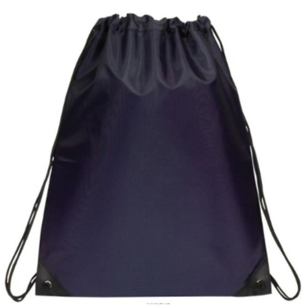 DDI 18 in. Economy Drawstring Backpacks, Navy Blue - Case of 100 ...