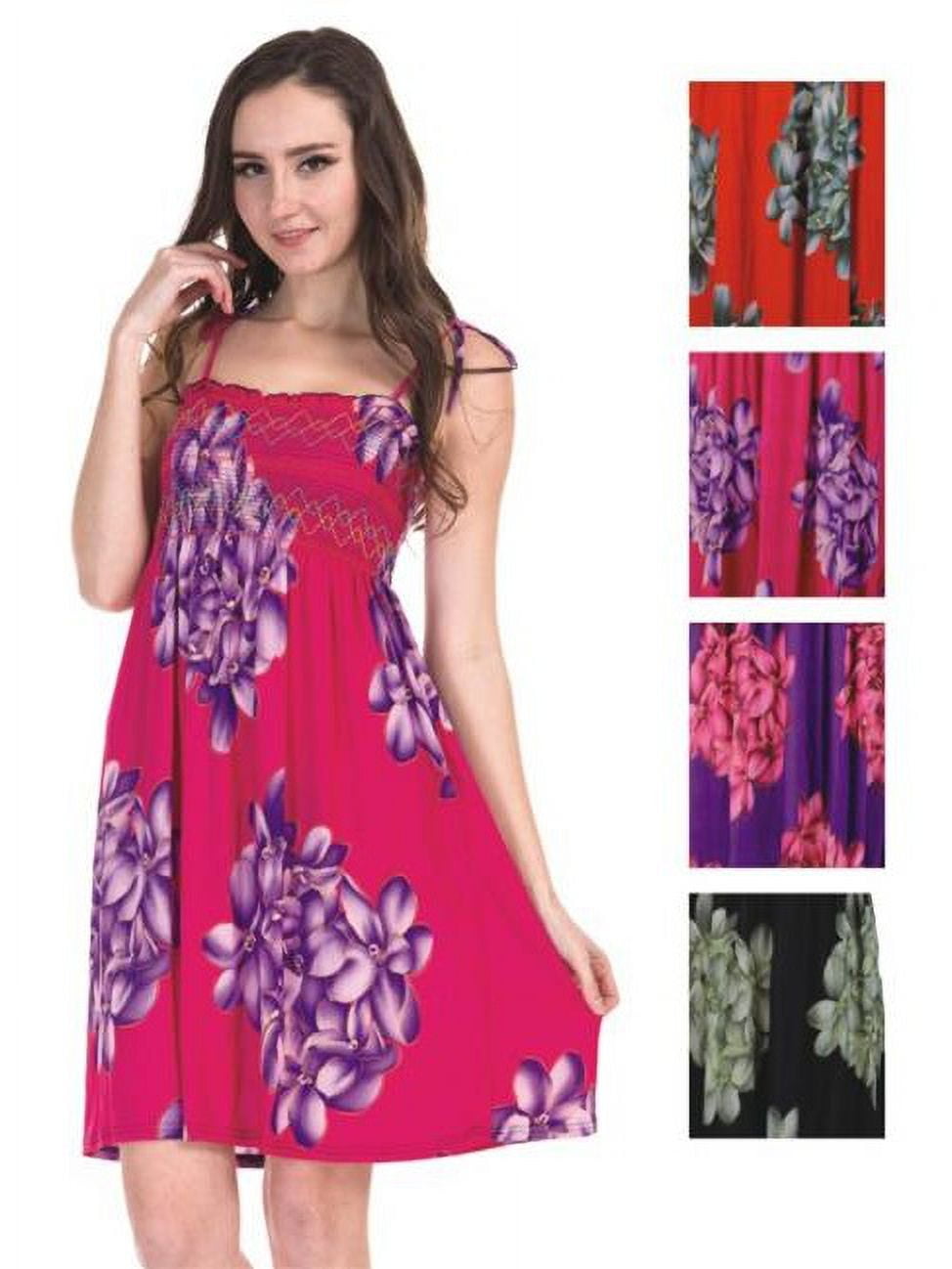 DDI 1922784 Women's Sundresses - Floral Prints Case of 72 - Walmart.com
