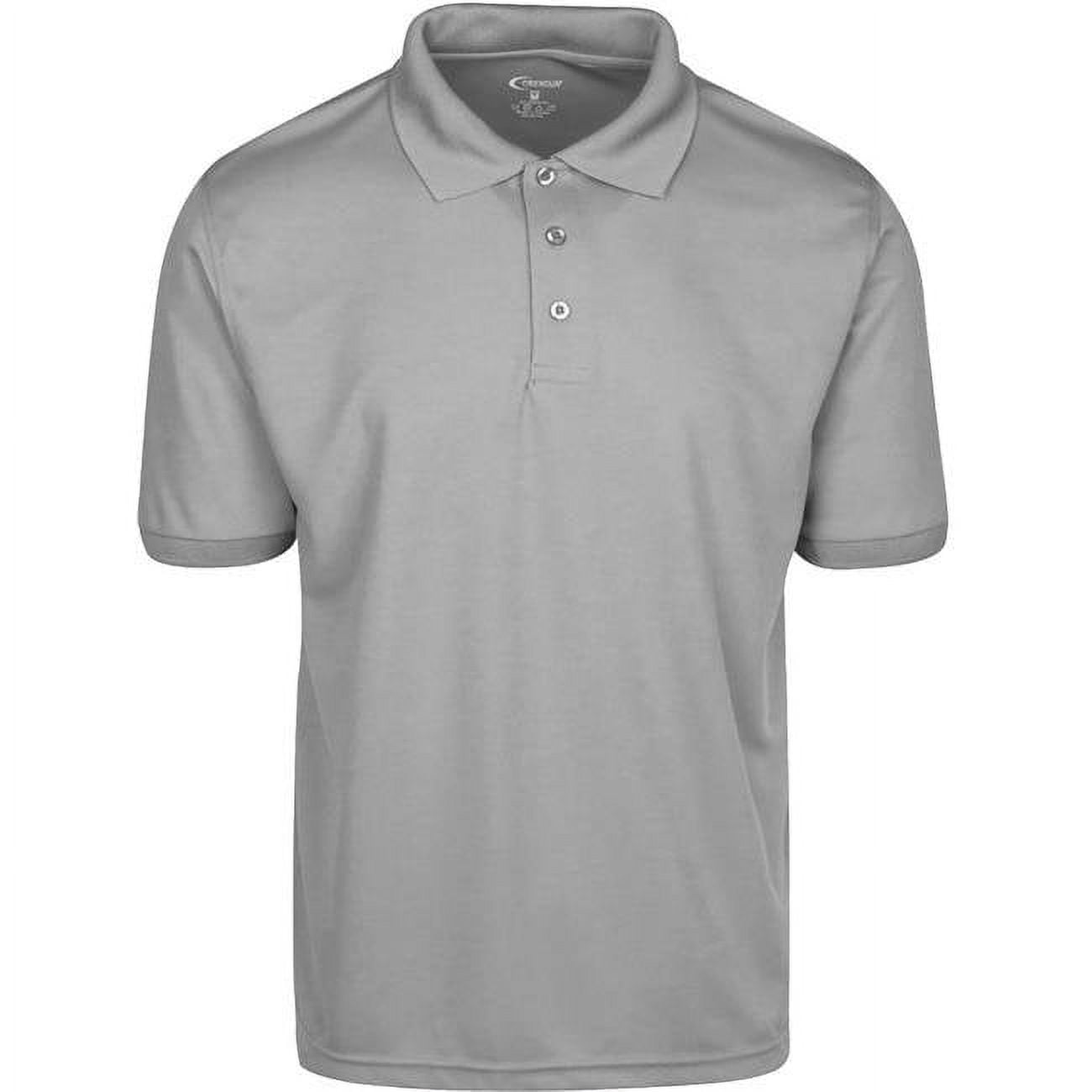 DDI 1982102 Men's DRI-FIT Polo Shirt - Grey XL Case of 6 - Walmart.com