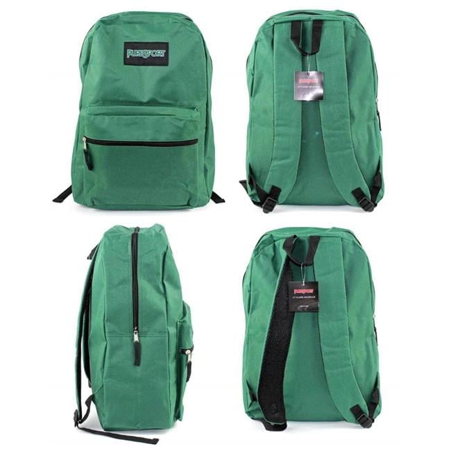 DDI 1994341 15" Classic PureSport Backpacks - Green Case of 12 ...