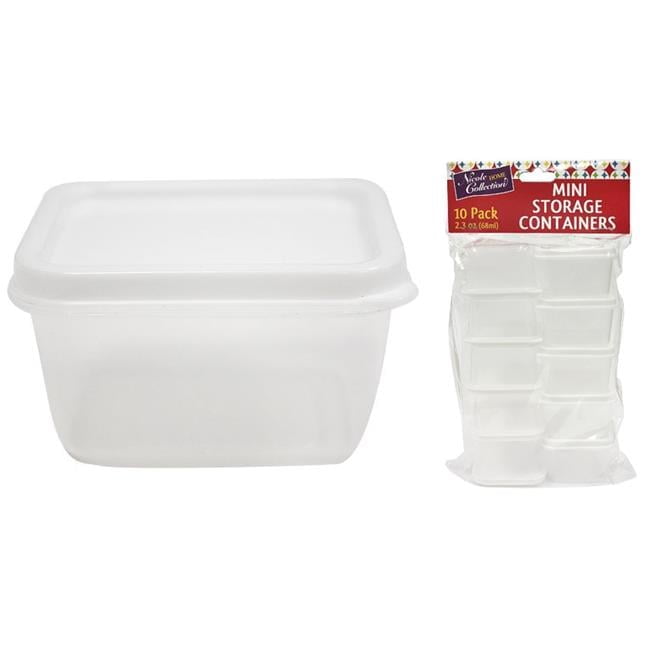 DDI 2.3 oz. Mini Storage Containers Rectangle 10-Packs - Walmart.com