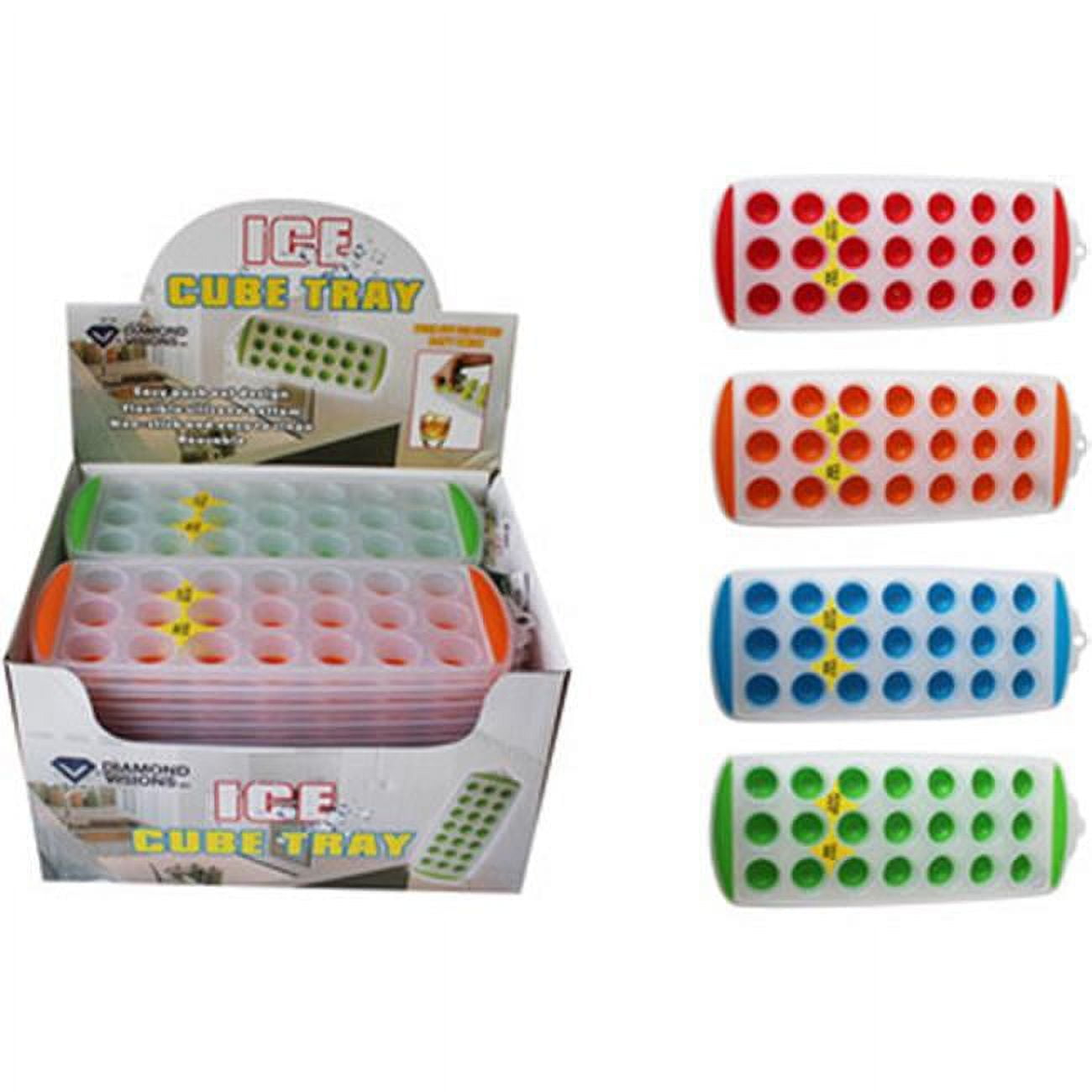 DDI 2128654 Pop Out Ice Cube Tray Case of 24 - Walmart.com