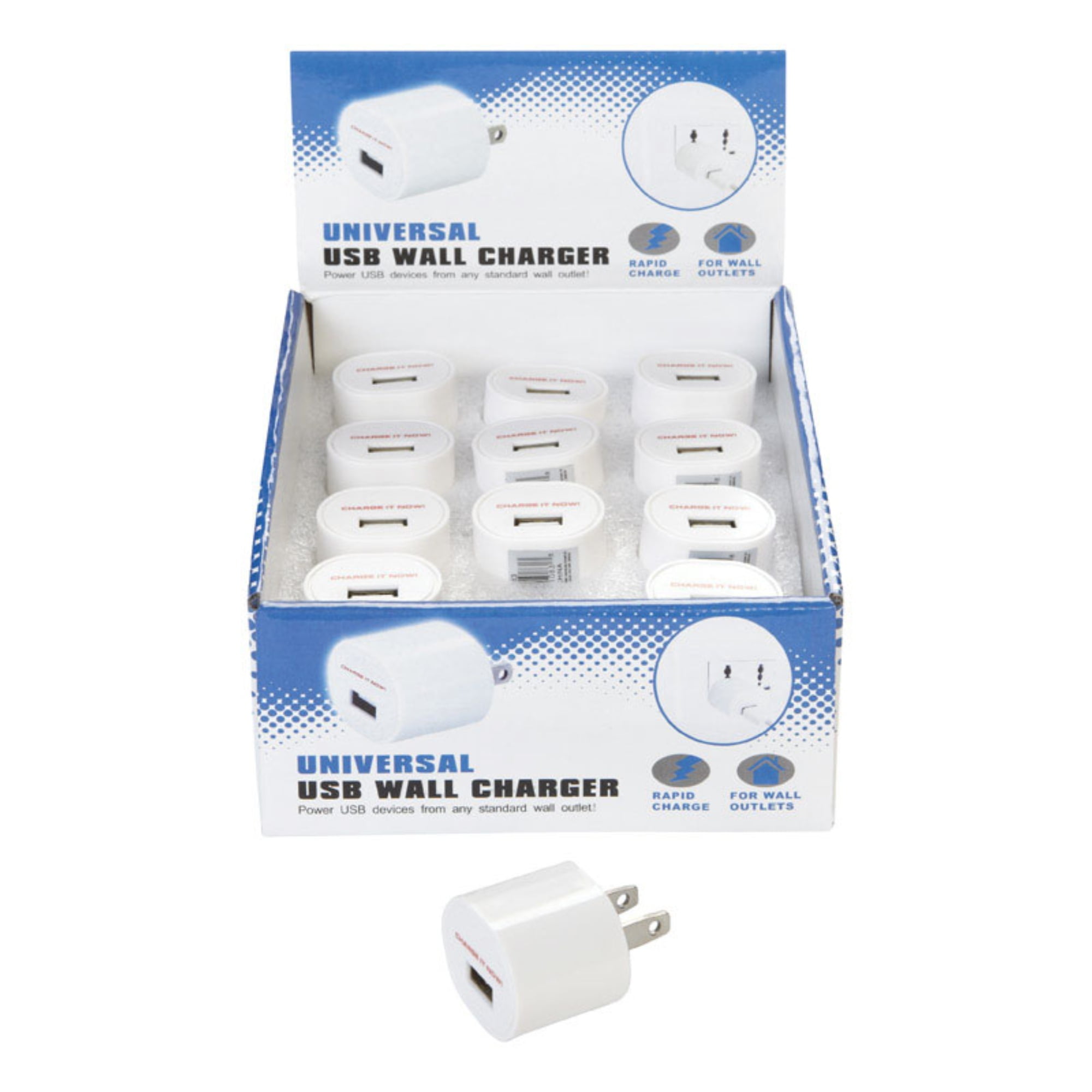 DDI 2128669 Usb Wall Charger Case of 12 - Walmart Business Supplies