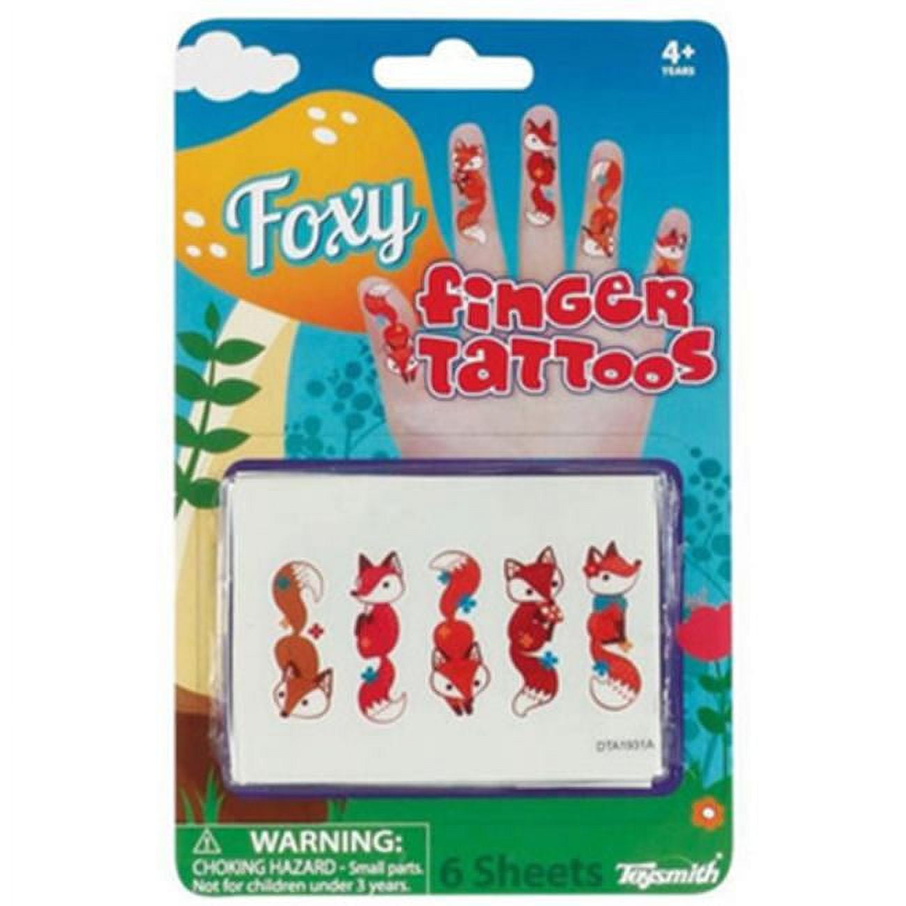 DDI 2184326 Foxy Temporary Finger Tattoos - Walmart.com