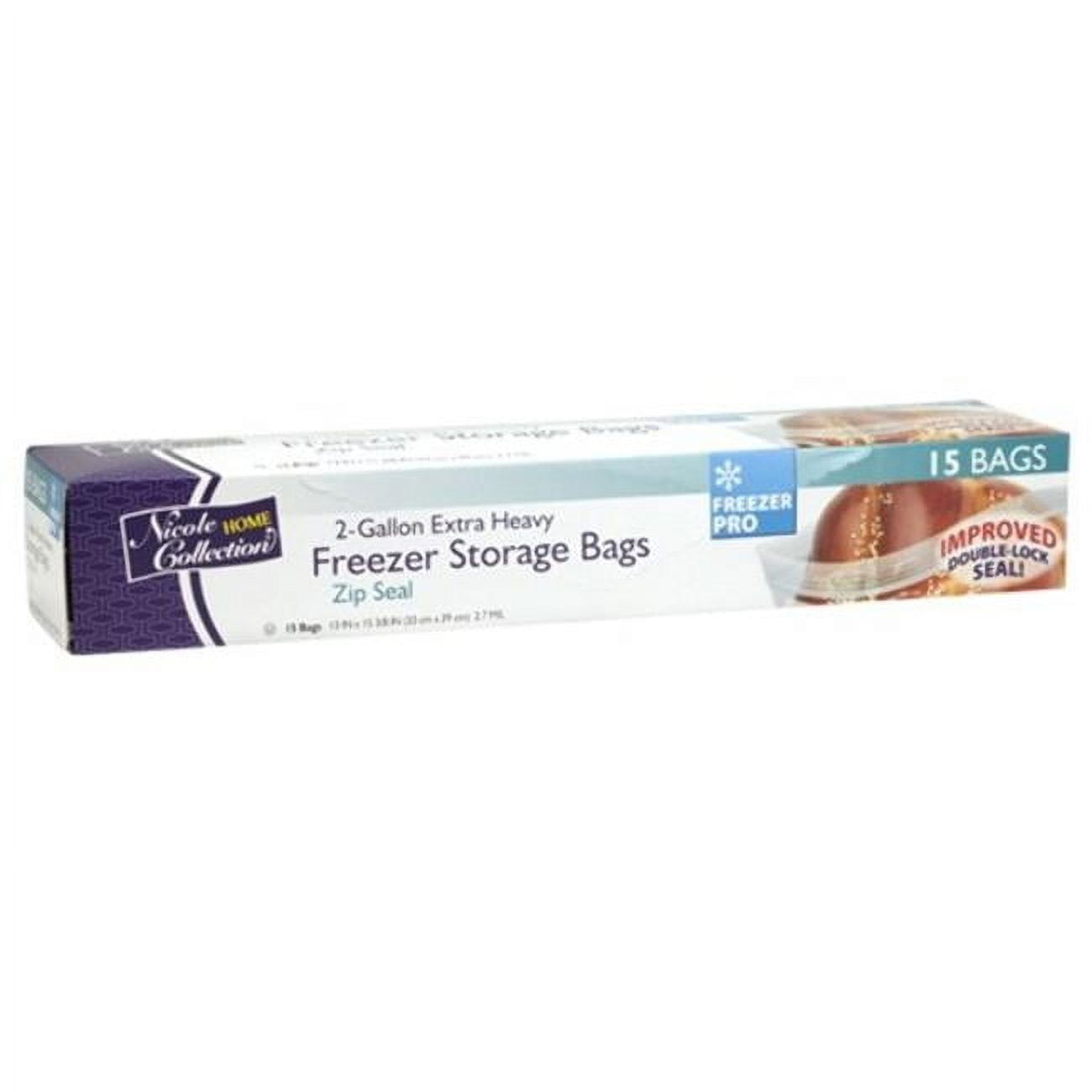 DDI 2269596 2 Gallon - Zip Seal - Freezer/Storage Bags - Extra Heavy ...