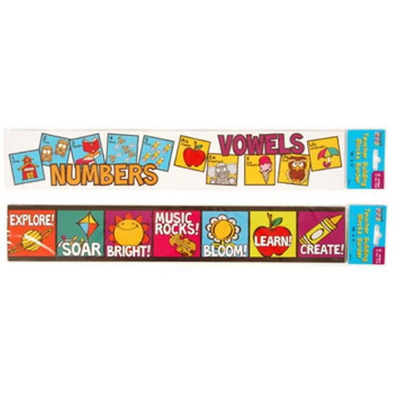 DDI 2269869 Teacher Building Blocks Border Strips - Pack of 48 ...
