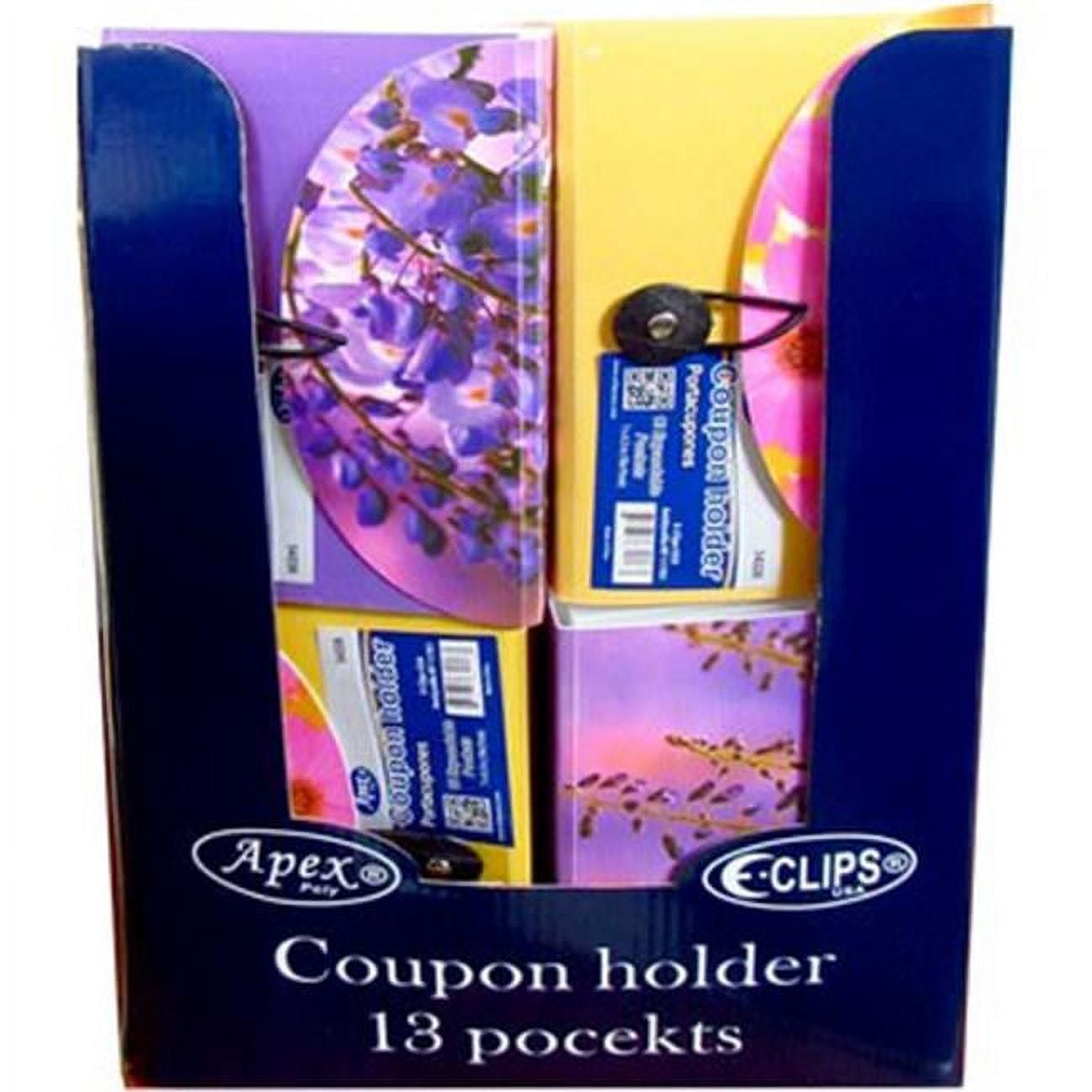 13 Pocket Coupon File - Assorted Designs Case Pack of 48 - Walmart.com