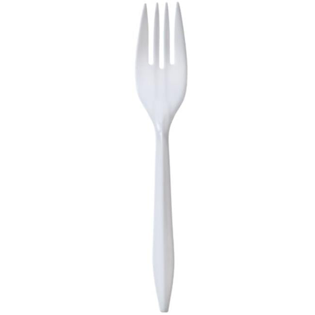 DDI 2282394 White Medium Weight Fork 1000-Pack - Walmart.com