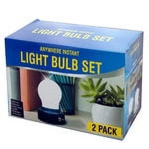 Kole 2-Pack Instant On LED Light Bulb Lamp with Magnetic Base, Shatter ...