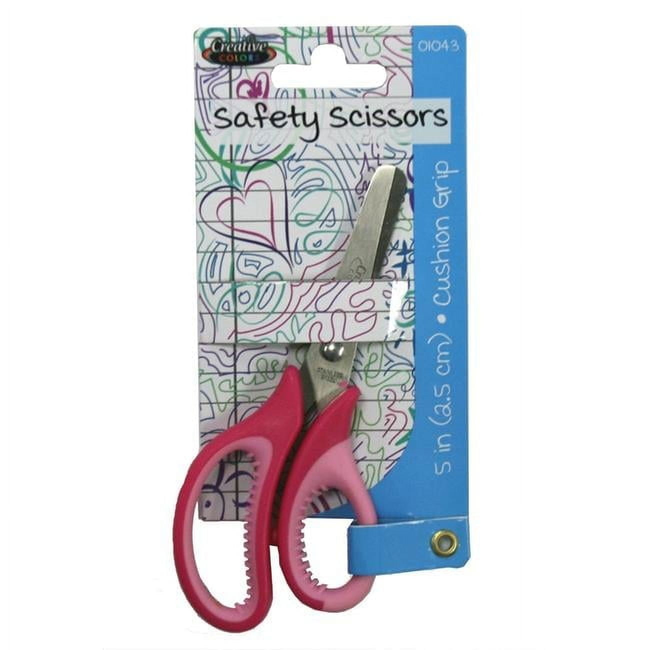 DDI 2289552 Creative Colors 5'' Safety Scissors - Single Pack Cushion ...