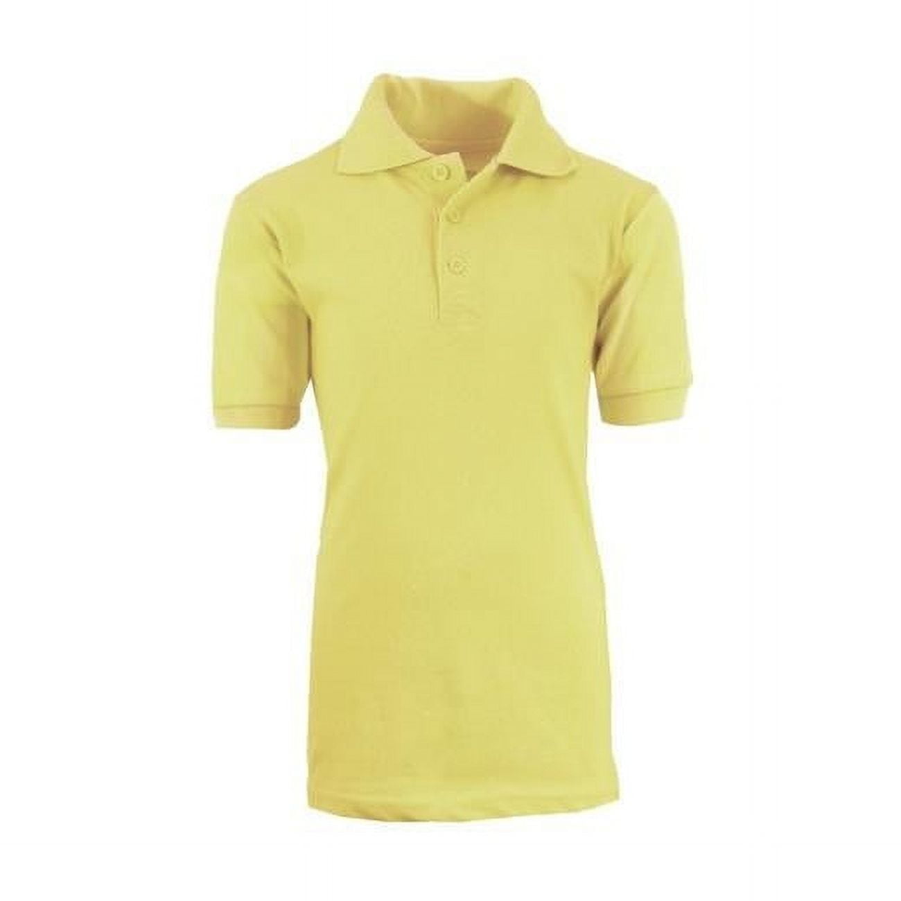 DDI 2290526 Boys' Yellow School Uniform Polo Shirt - Size 20 Case of 36 ...