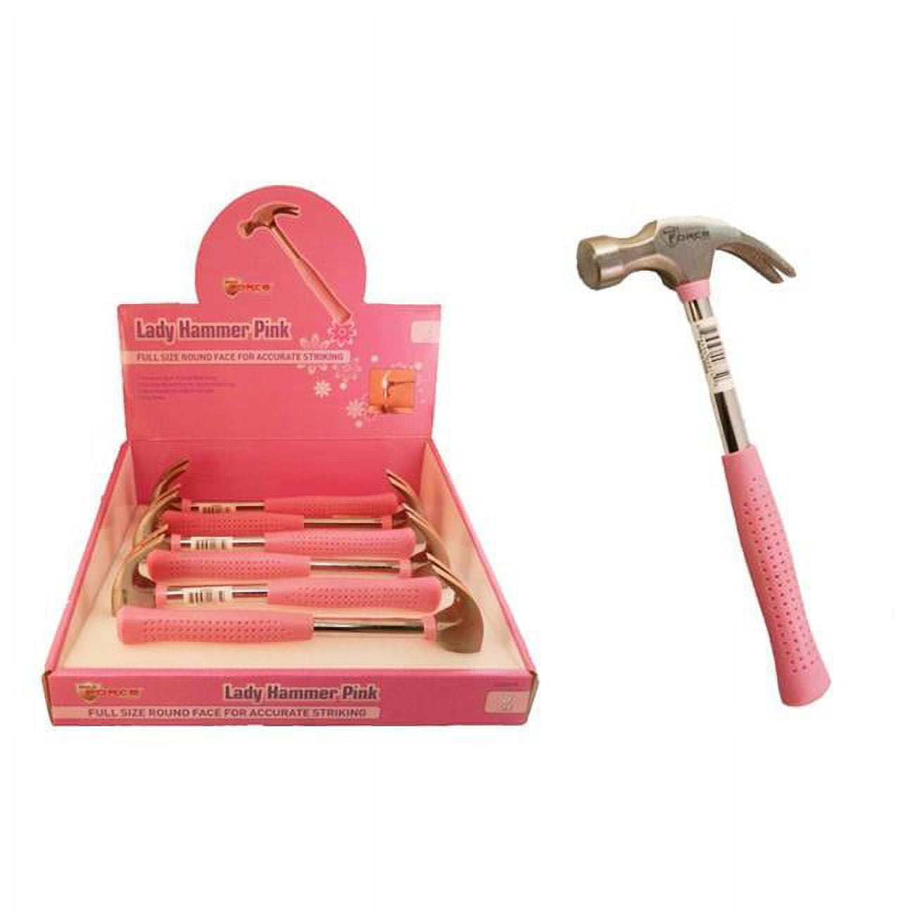 DDI 2291840 8 Oz. Pink Tubular Hammer Case of 6 - Walmart.com