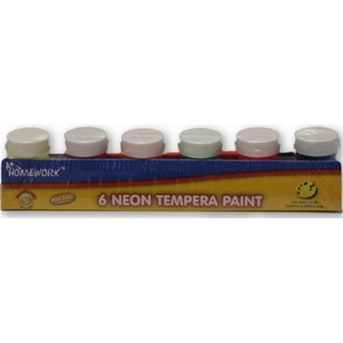 DDI 2291950 A+ Homework Neon Tempera Paint Case of 48 - Walmart.com
