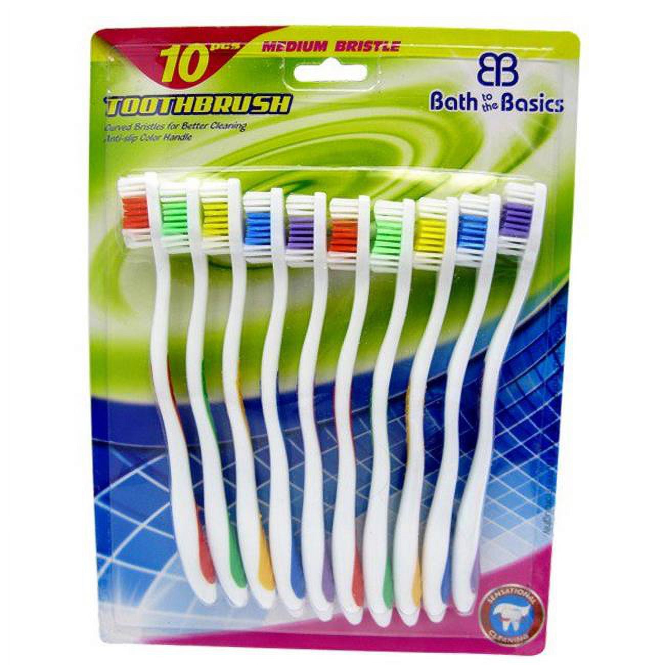 DDI 2316330 10 Piece Value Pack Toothbrushes Case of 48 - Walmart.com