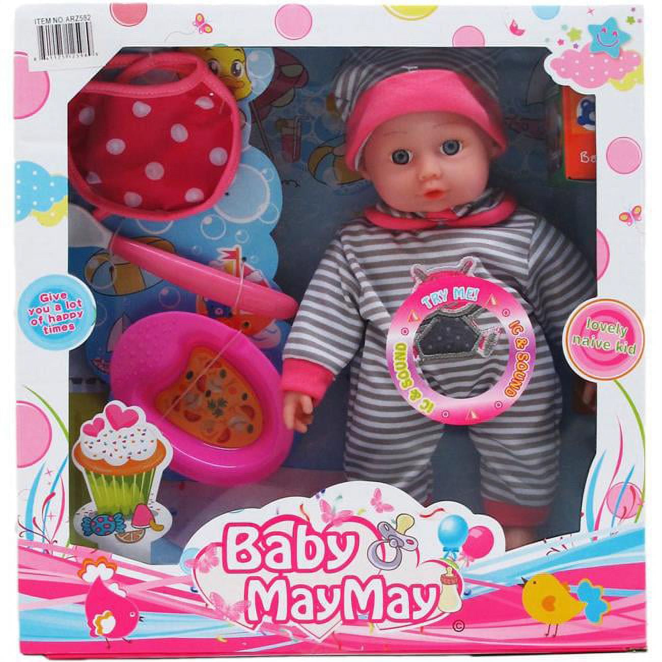 DDI 2322445 9.5 in. Battery Operated Baby Doll with Accessories - Case ...