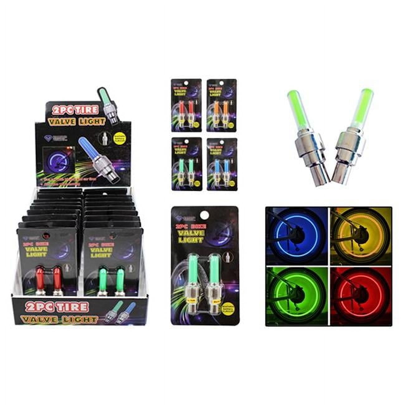 DDI 2324956 2 Piece Bike Valve Lights, Assorted Color - Case of 20 ...