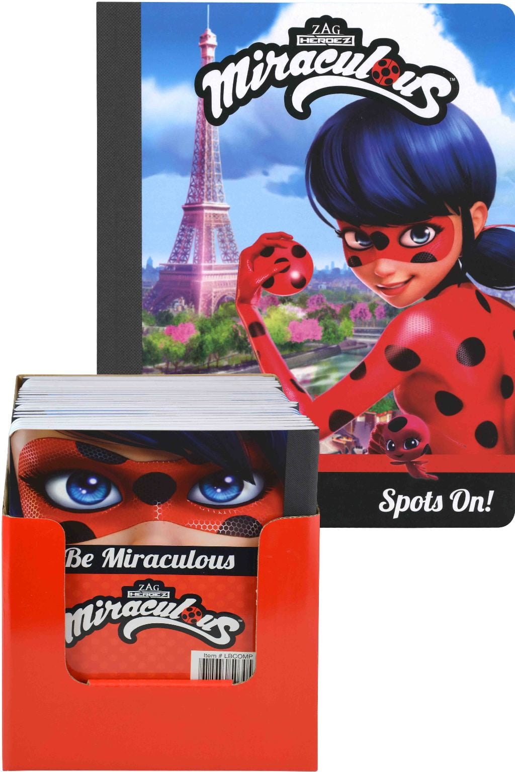 DDI 2325850 Miraculous Ladybug 50 Sheet Composition Book, Assorted ...