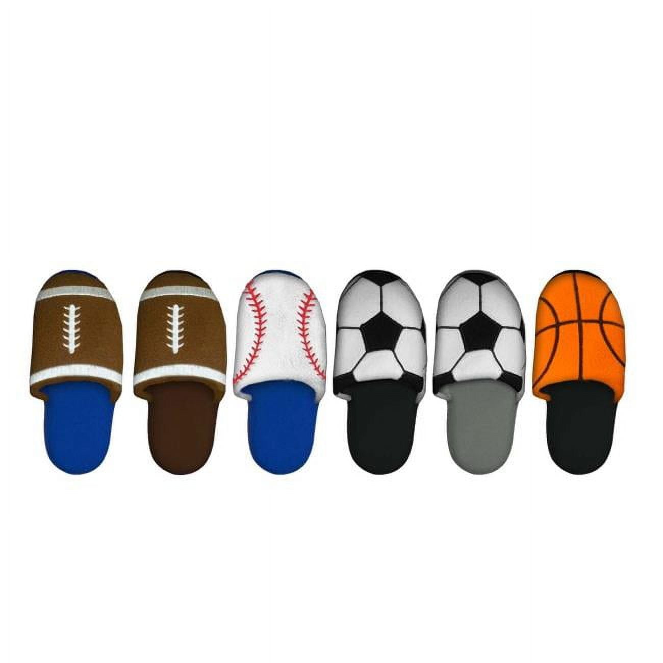 DDI 2329428 Boys' Sport Theme Fleece Slipper Case of 36 - Walmart.com