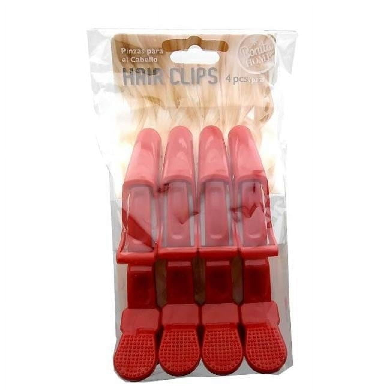 DDI 2329784 Bonita Home Red Hair Clips - 4 Count Case of 144 - Walmart.com