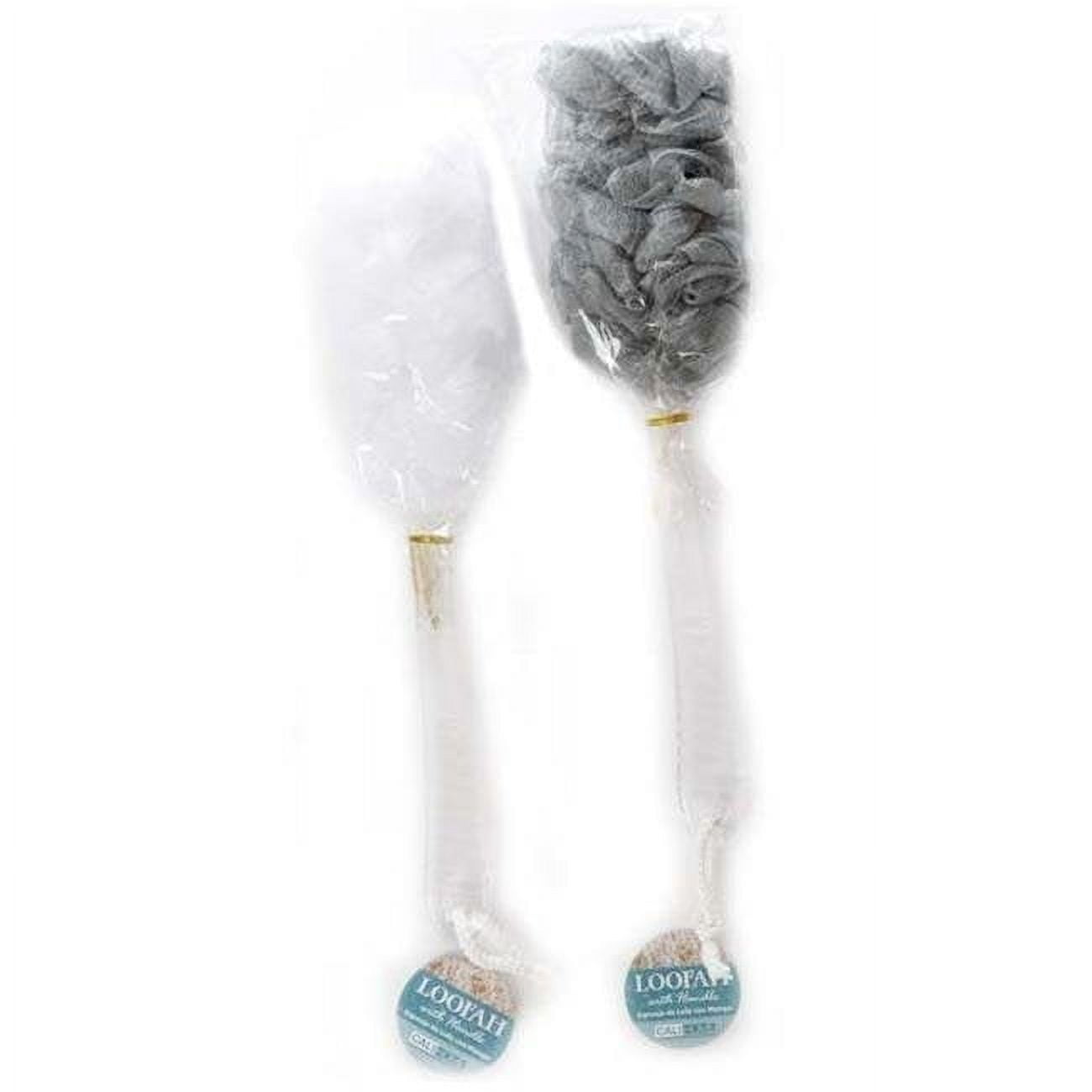 DDI 2329967 Bath Loofah with Handle - White & Grey Case of 96 - Walmart.com