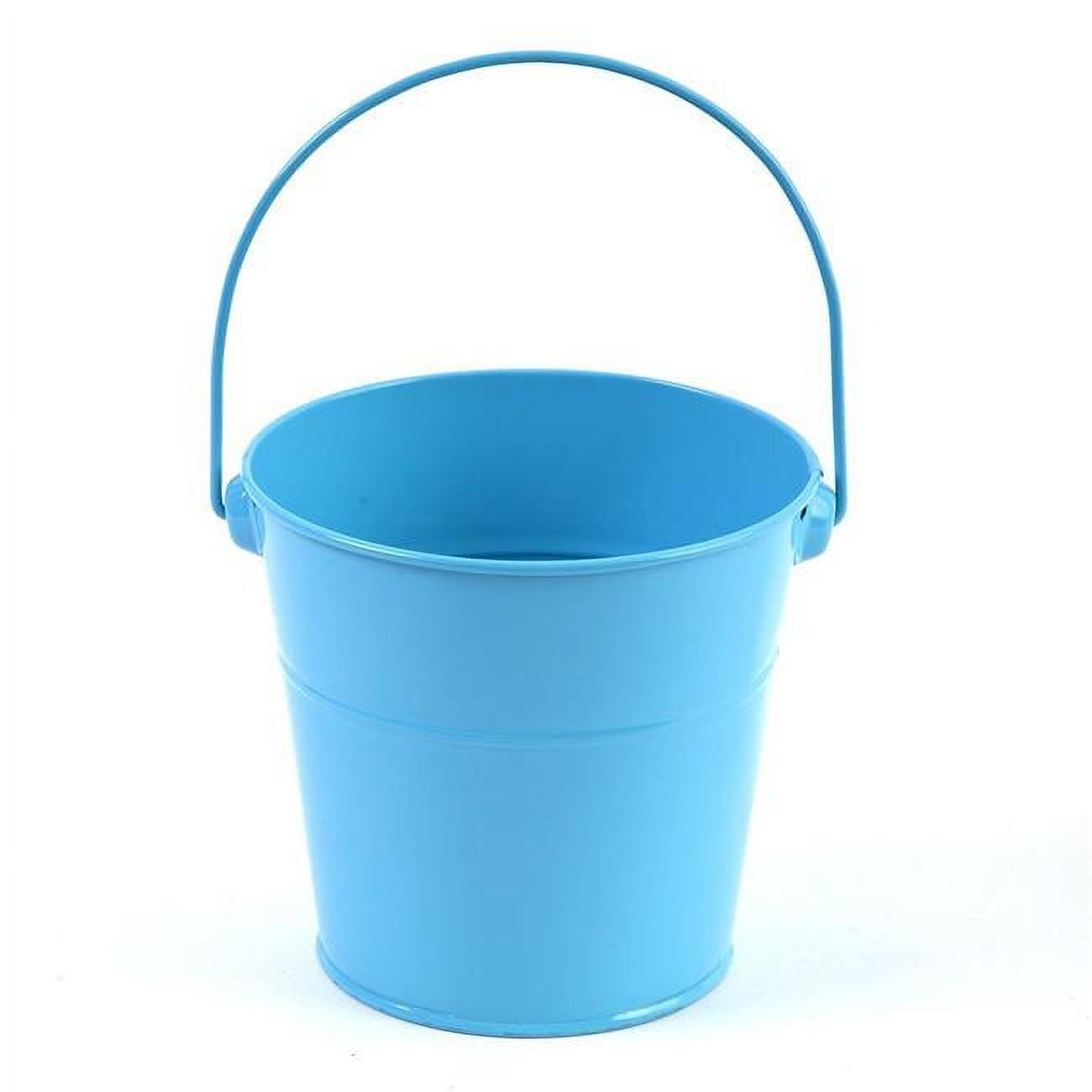 DDI 2330294 Small Tin Blue Bucket with Handle Case of 15 - Walmart.com