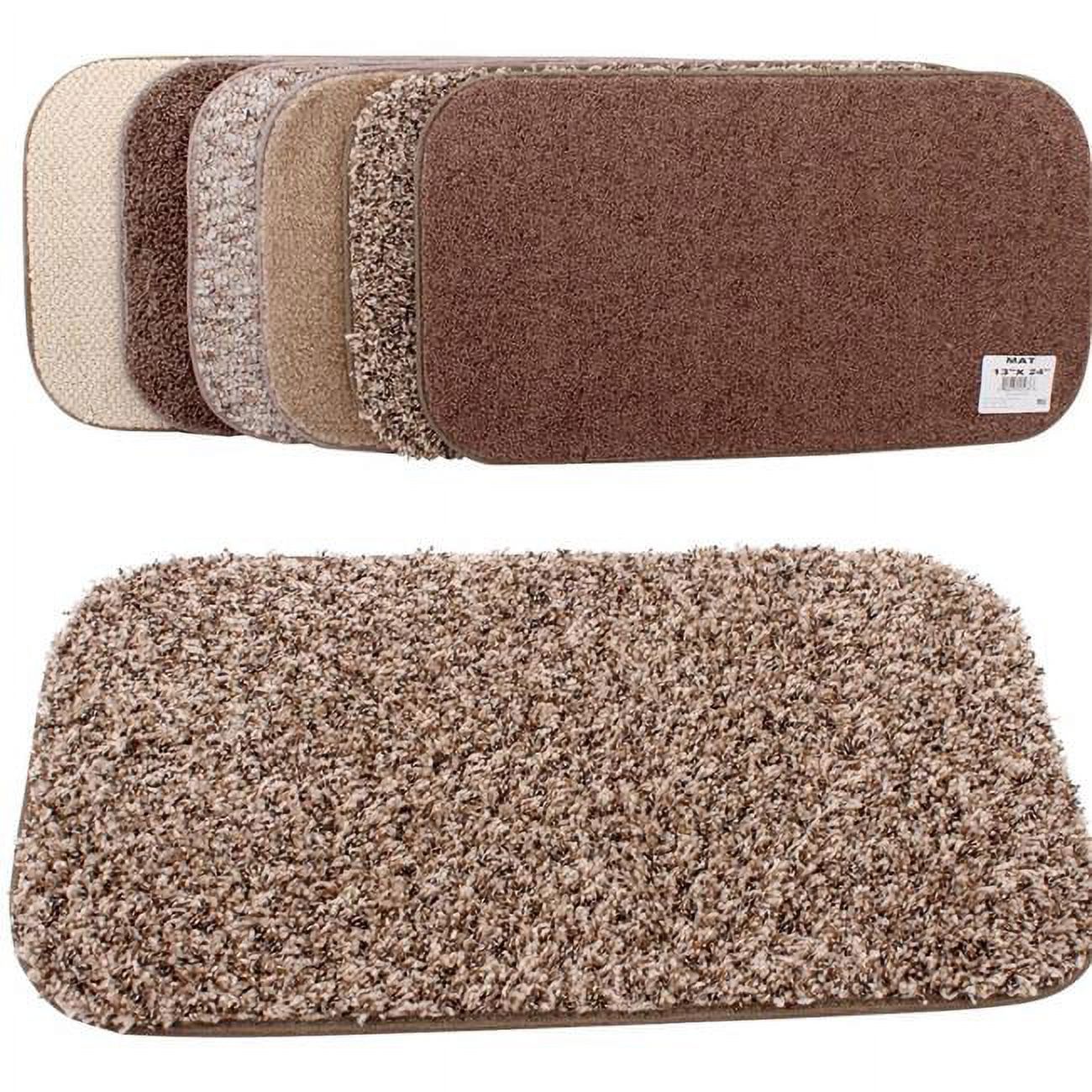 DDI 2333264 24 in. Thick Mat - Brown & Beige, Case of 100 - Walmart.com
