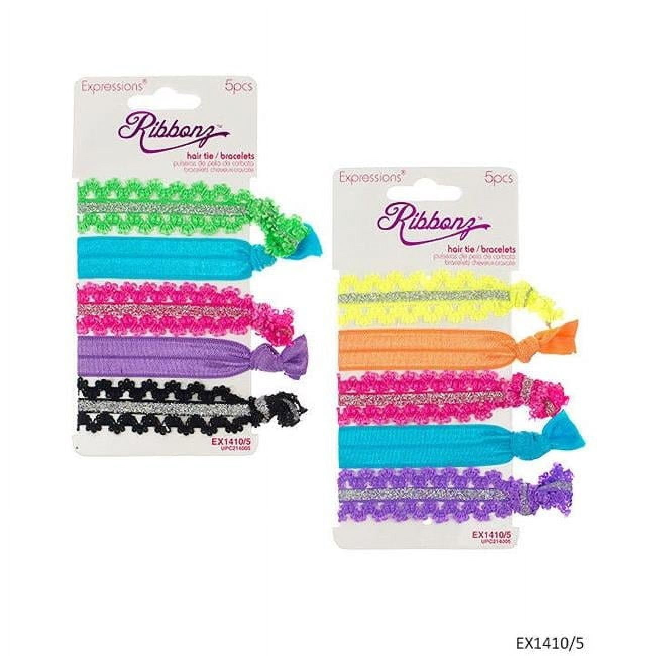 DDI 2334318 Metallic Lace Hair Ties - 5 Piece Case of 48 - Walmart.com